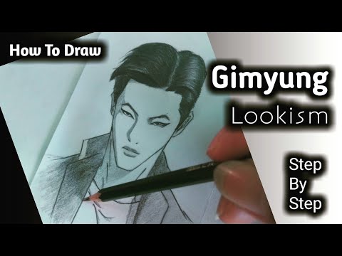 Gimyung | Lookism | How To Draw Anime | Cara Menggambar Anime - YouTube