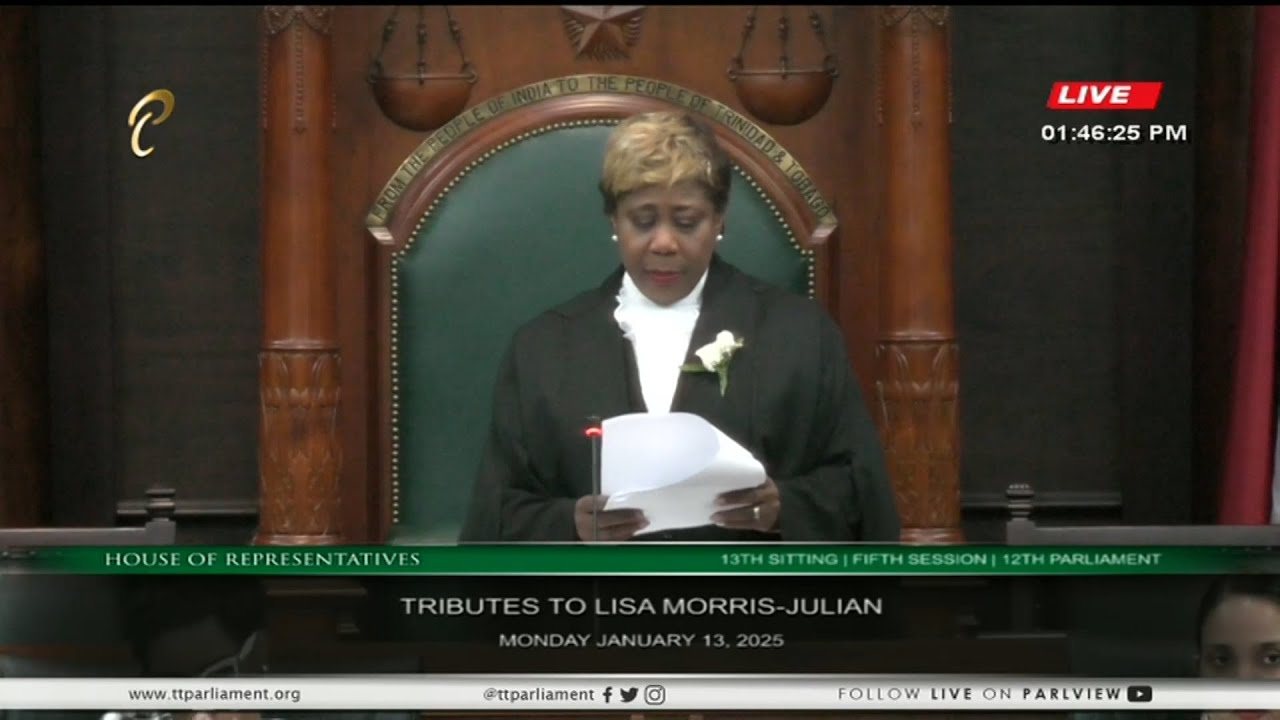 Parliamentarians Remember MP Lisa Morris-Julian - YouTube