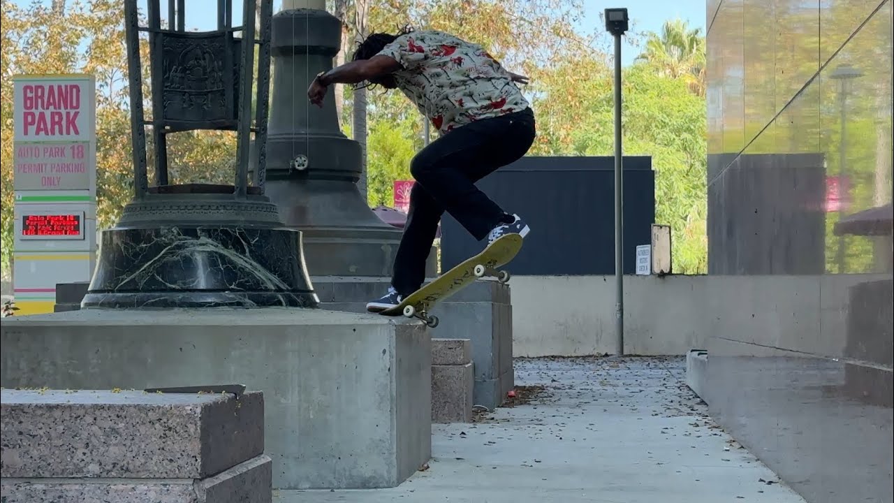 Skating in Downtown LA #skateboarding - YouTube