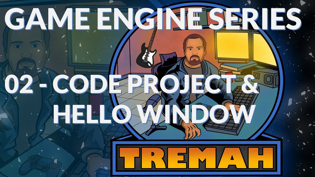 Game Engine - 02 - Code Project & Hello Window - YouTube