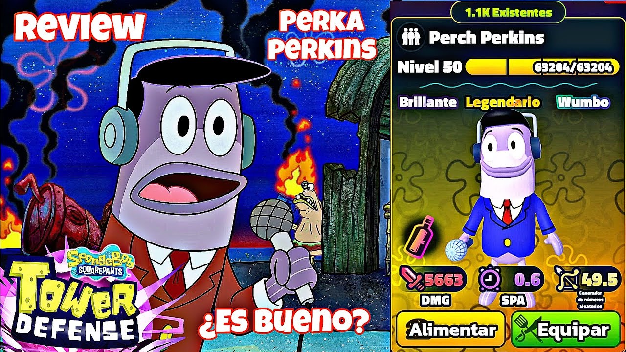 Review Perka Perkins SW ¿Es bueno? | SBTD (Bob Esponja TD) en Español ...