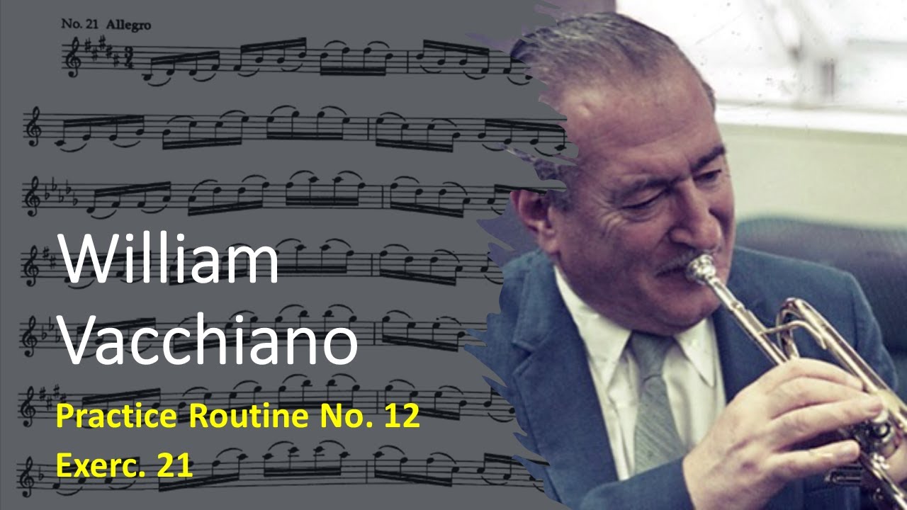 [TRUMPET DAILY ROUTINES] William Vacchiano Practice Routine 12 - YouTube