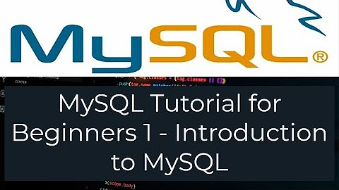 MySQL Tutorial for Beginners - YouTube