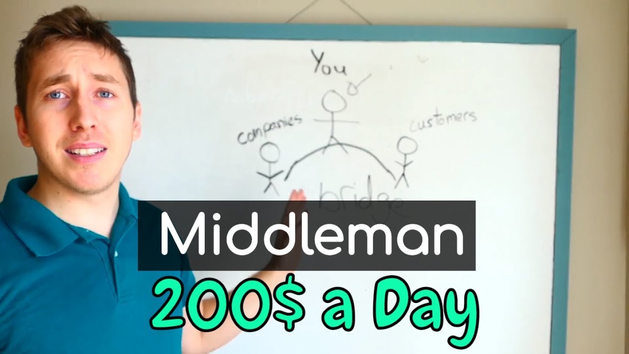 How To Be a Middleman and Make 200$ a Day with My Online Startup - YouTube