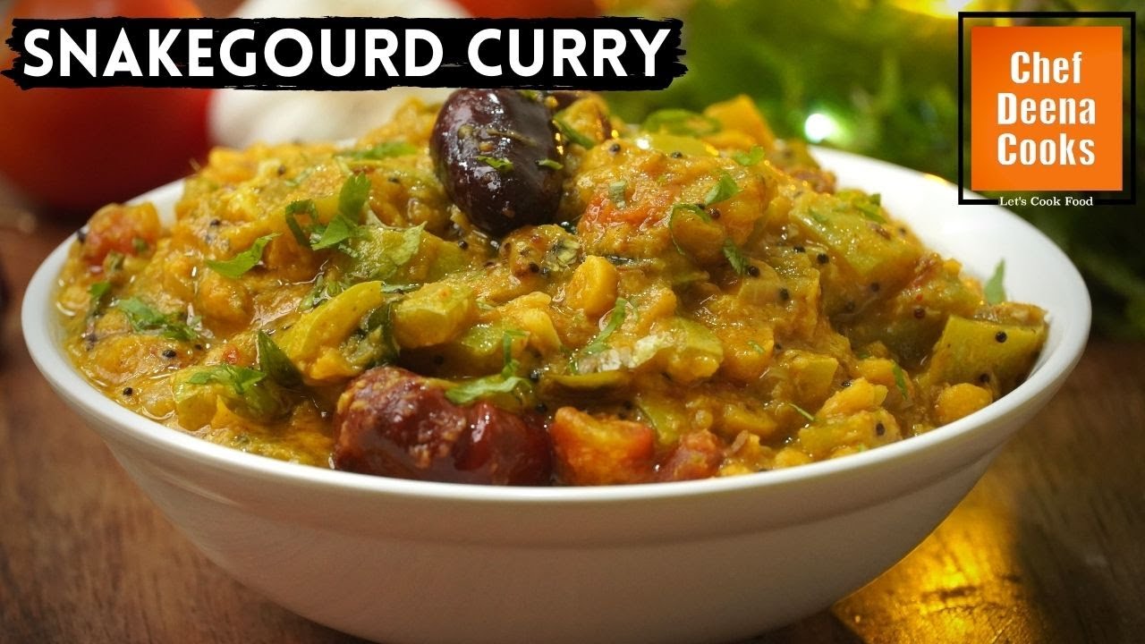 How to Make Snake Gourd Curry | Snake Gourd Masala | Snack Gourd ...