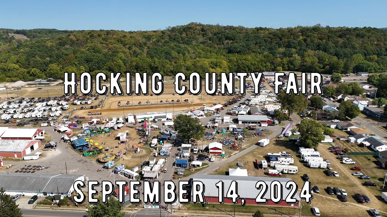 Hocking County Fair September 14, 2024 drone view in 4K - YouTube