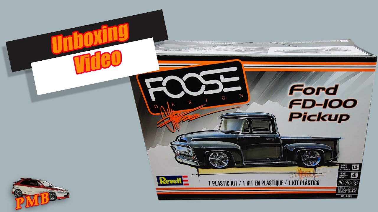 I Unboxed The Ford Fd-100 Pickup 1:25 Scale Revell Model Kit! - YouTube