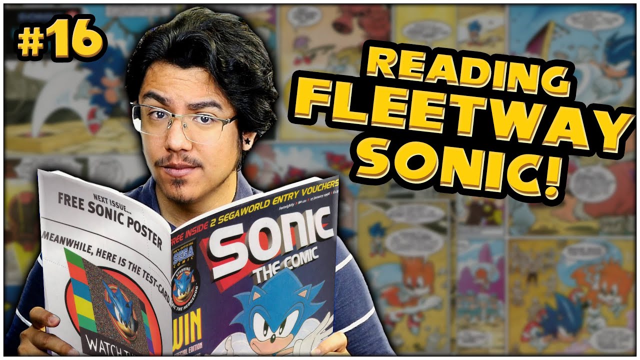 Reading FLEETWAY Sonic Comics - PART 16 (#121-#125) - YouTube