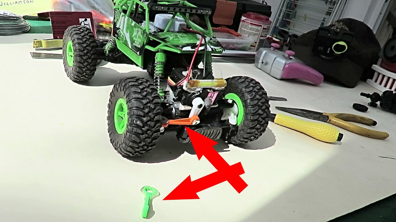New steering linkage for the Devils Monster Rock Crawler 20200517 - YouTube