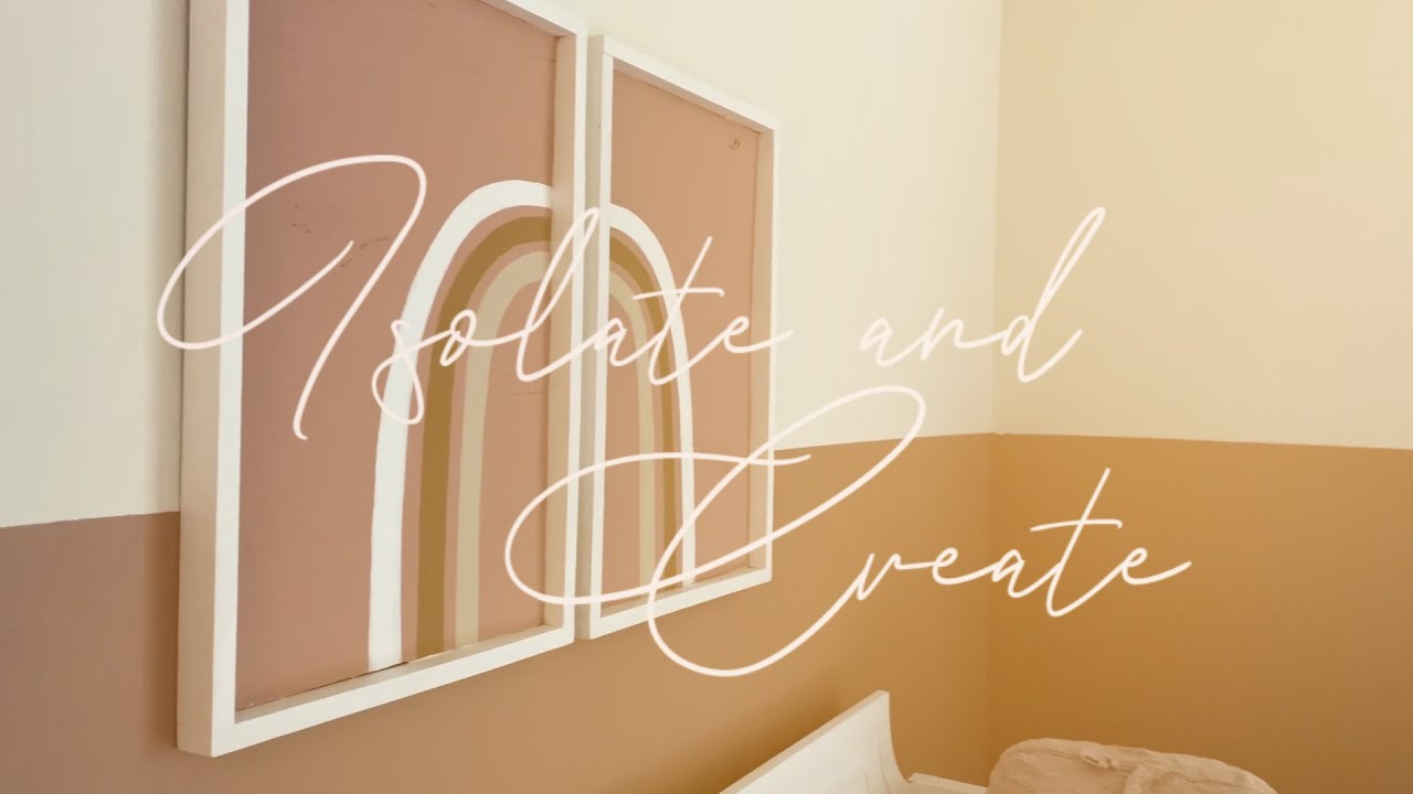DIY Boho Rainbow Wood Signs - YouTube