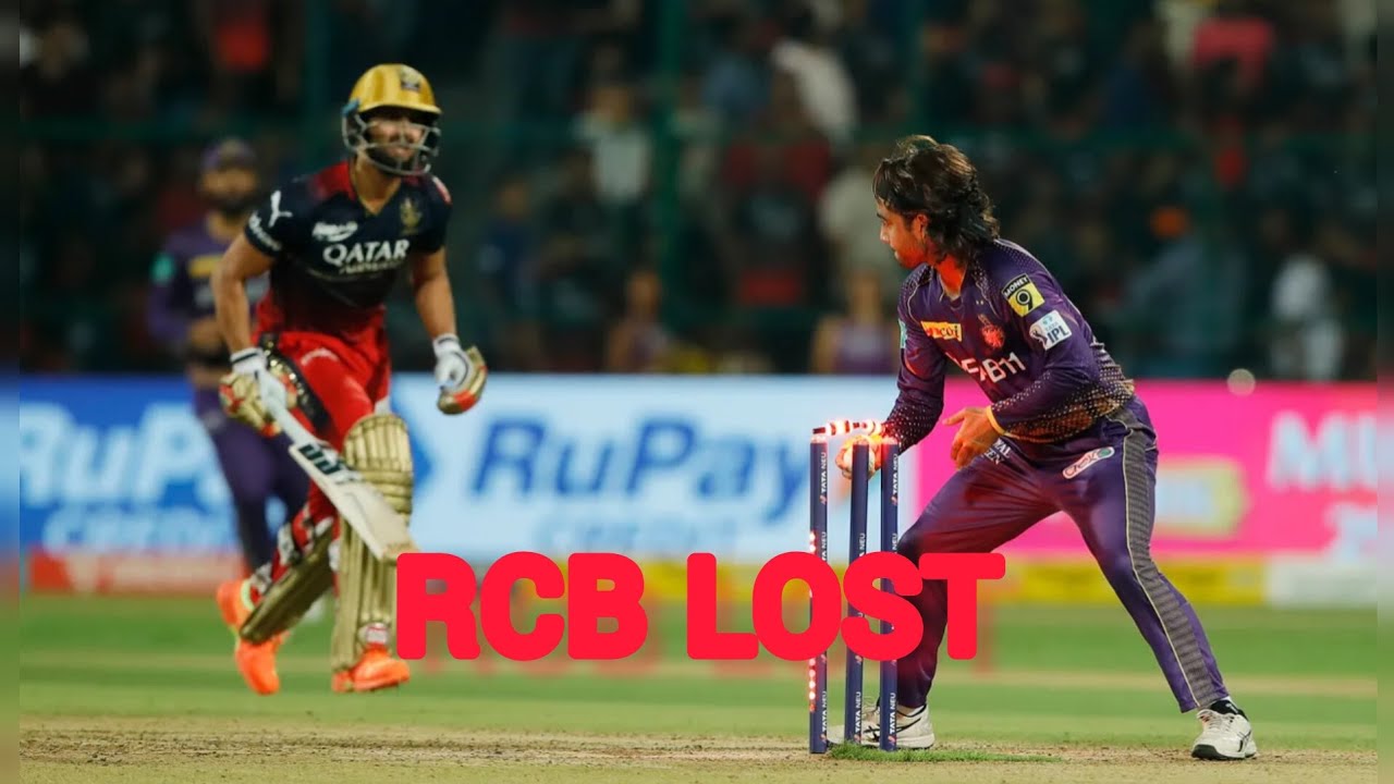 RCB LOST WhatsApp status l RCB loss status Vs KKR l Royal challenges ...