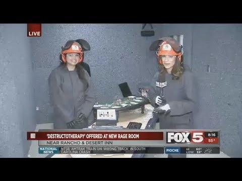 Rage Room Sin City Smash Featured on FOX 5 Las Vegas - YouTube