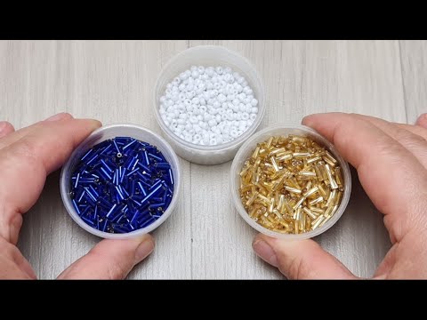 😉İNANILMAZ GÜZEL OLDULAR👌BORU BONCUK VE KUM BONCUKLARLA SİZCE NE YAPTIM.