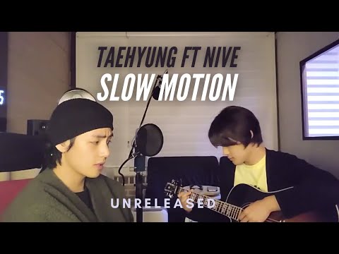 BTS V (Kim Taehyung) ft NIve - Slow motion twitter update Lyrics (Unreleased)