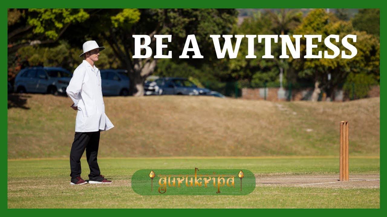 Be a Witness - YouTube