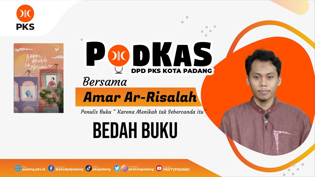 Bedah Buku “ Karena Menikah tak Sebercanda itu” | Amar Ar-Risalah - YouTube