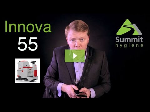 Summit Hygiene - Innova 55B Compact Ride On Scrubber Dryer - YouTube