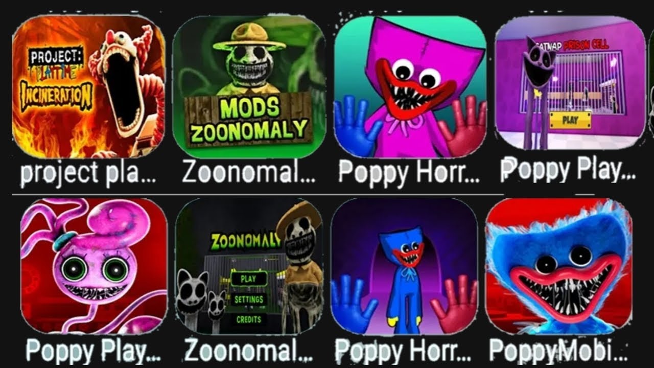 Poppy Playtime 3,Poppy Horror,Project Playtime,Zoonomaly Mobile,CATNAP ...