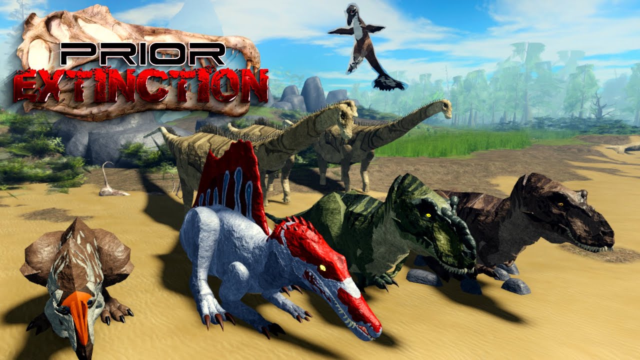 Prior Extinction ! Fun With Friends & Family Plus Neuro Spino | Roblox ...