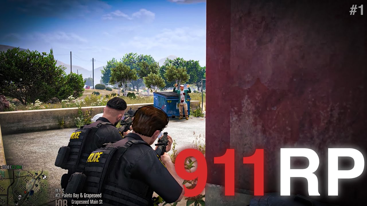 ОПАСНЫЙ ПАТРУЛЬ | 911 RP - GTA 5 ROLEPLAY FIVEM - YouTube