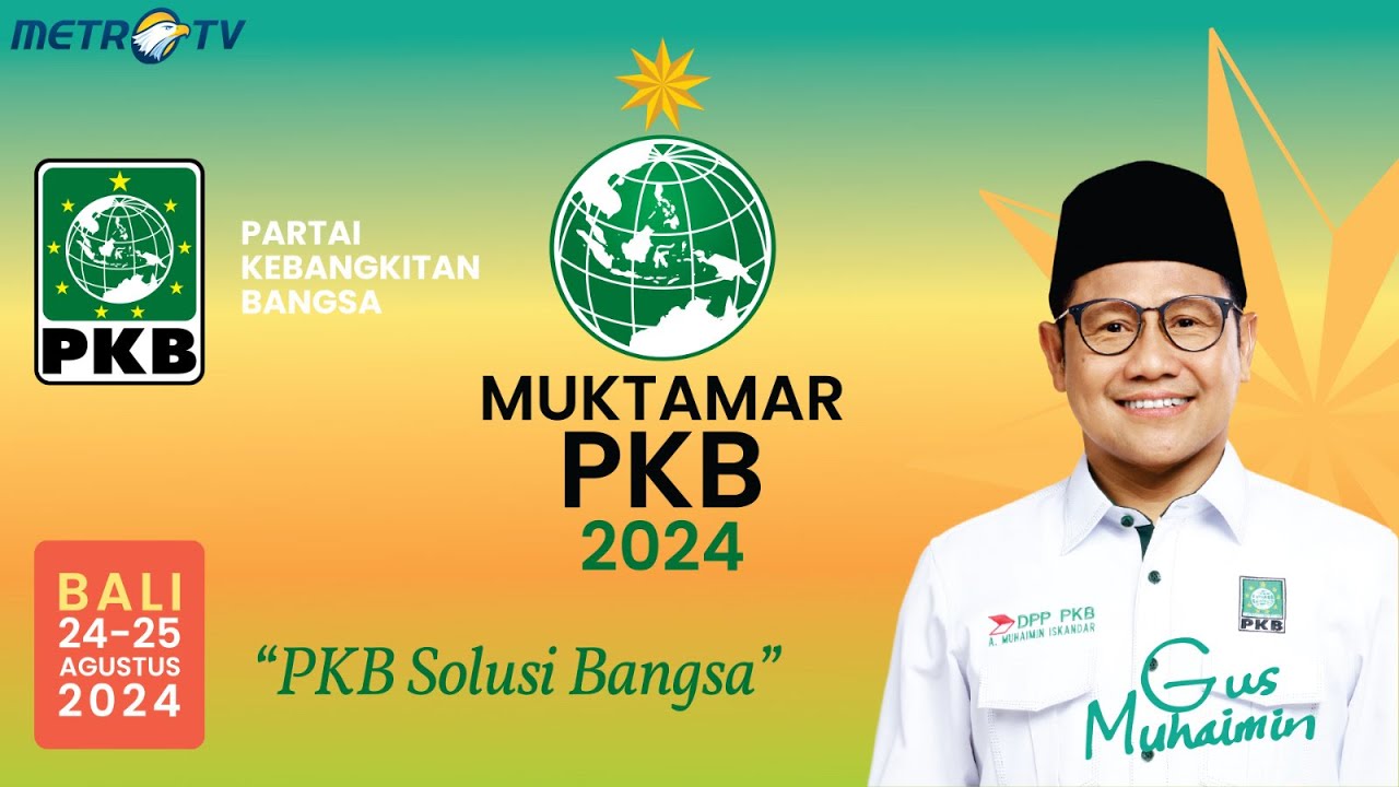 SIDANG PLENO MUKTAMAR PARTAI KEBANGKITAN BANGSA 2024 - YouTube