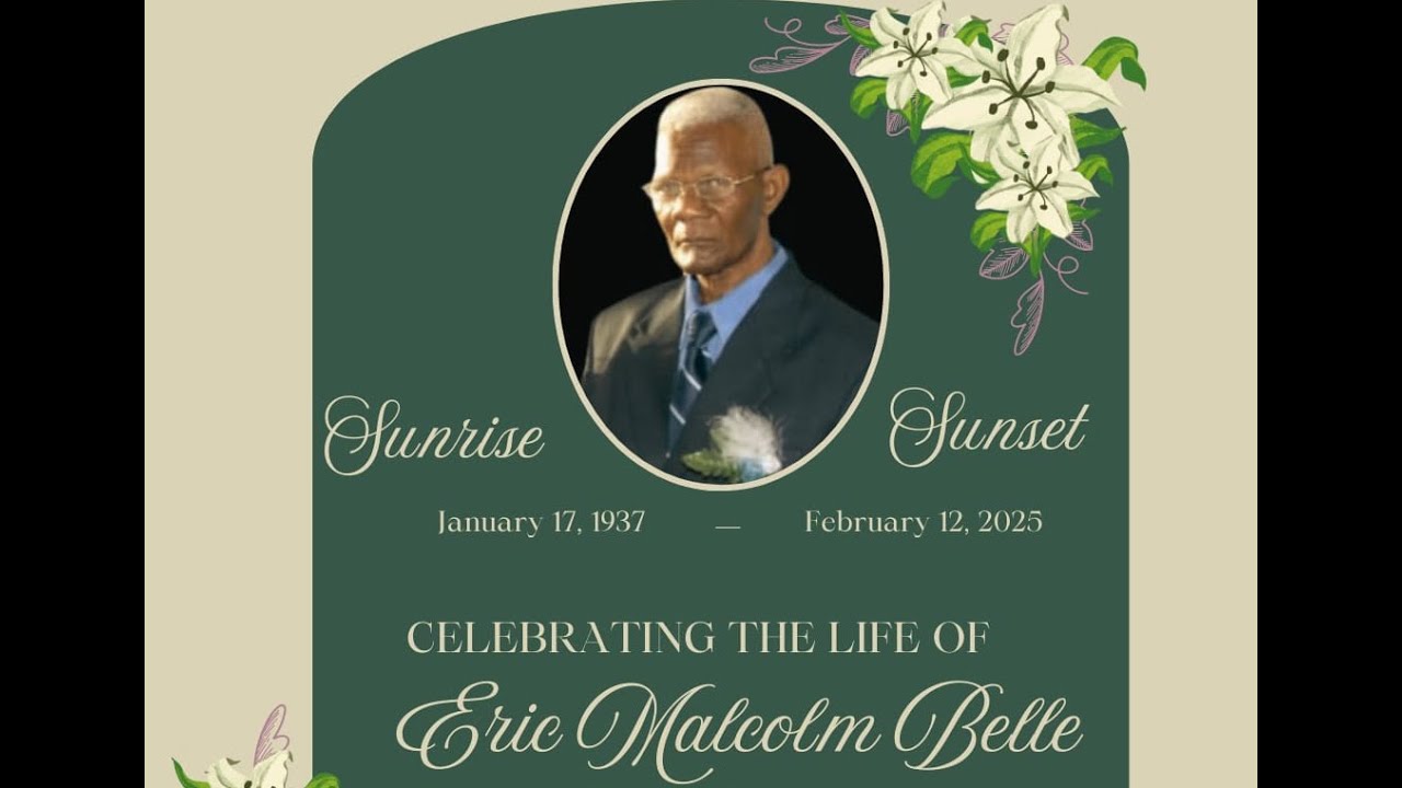 Celebrating the Life of Eric Malcolm Belle - YouTube