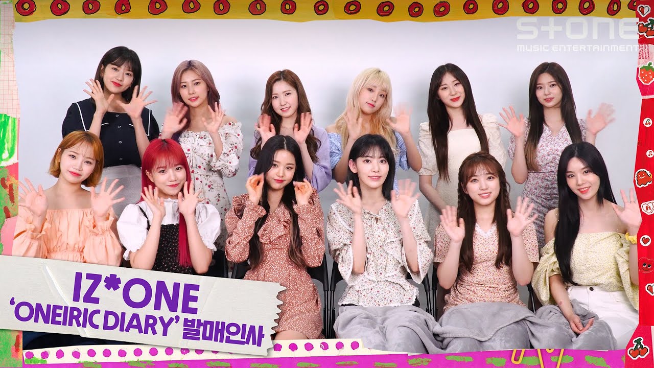 [Stone Music+] 아이즈원 (IZ*ONE)_발매인사영상｜Oneiric Diary - YouTube