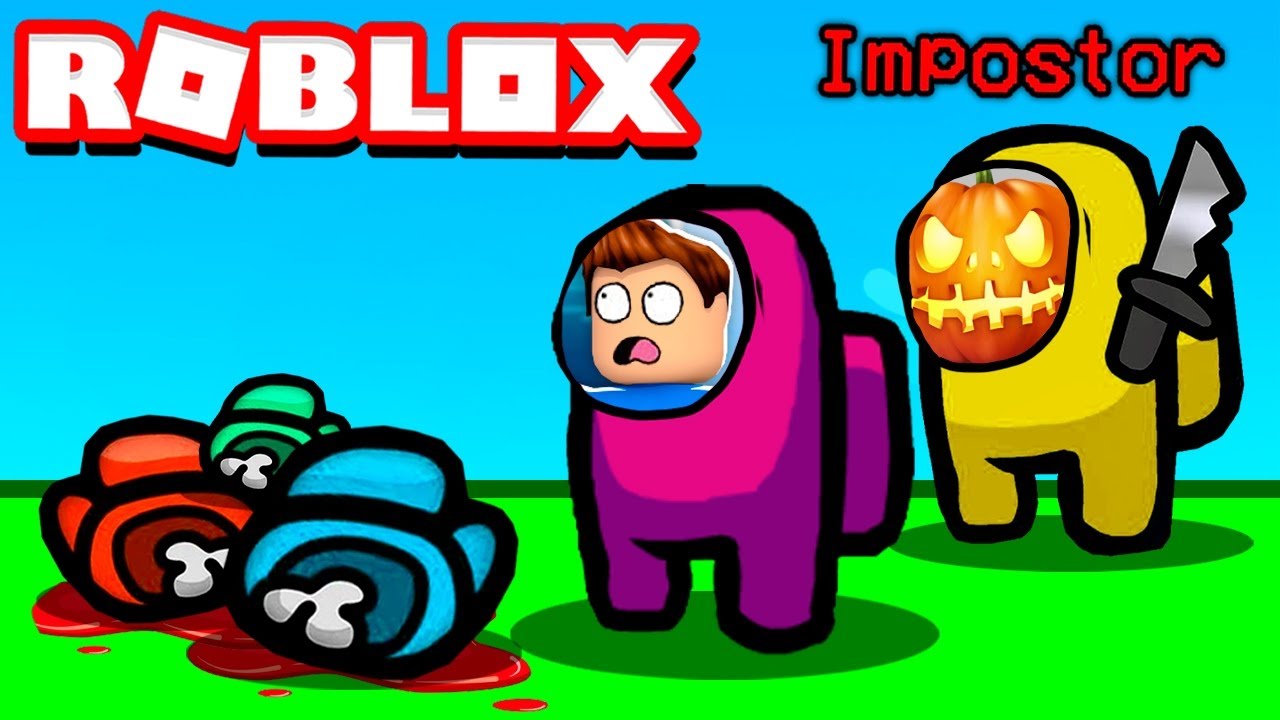 ESCAPE DO IMPOSTOR NO HALLOWEEN NO ROBLOX!! (Among Us) - YouTube