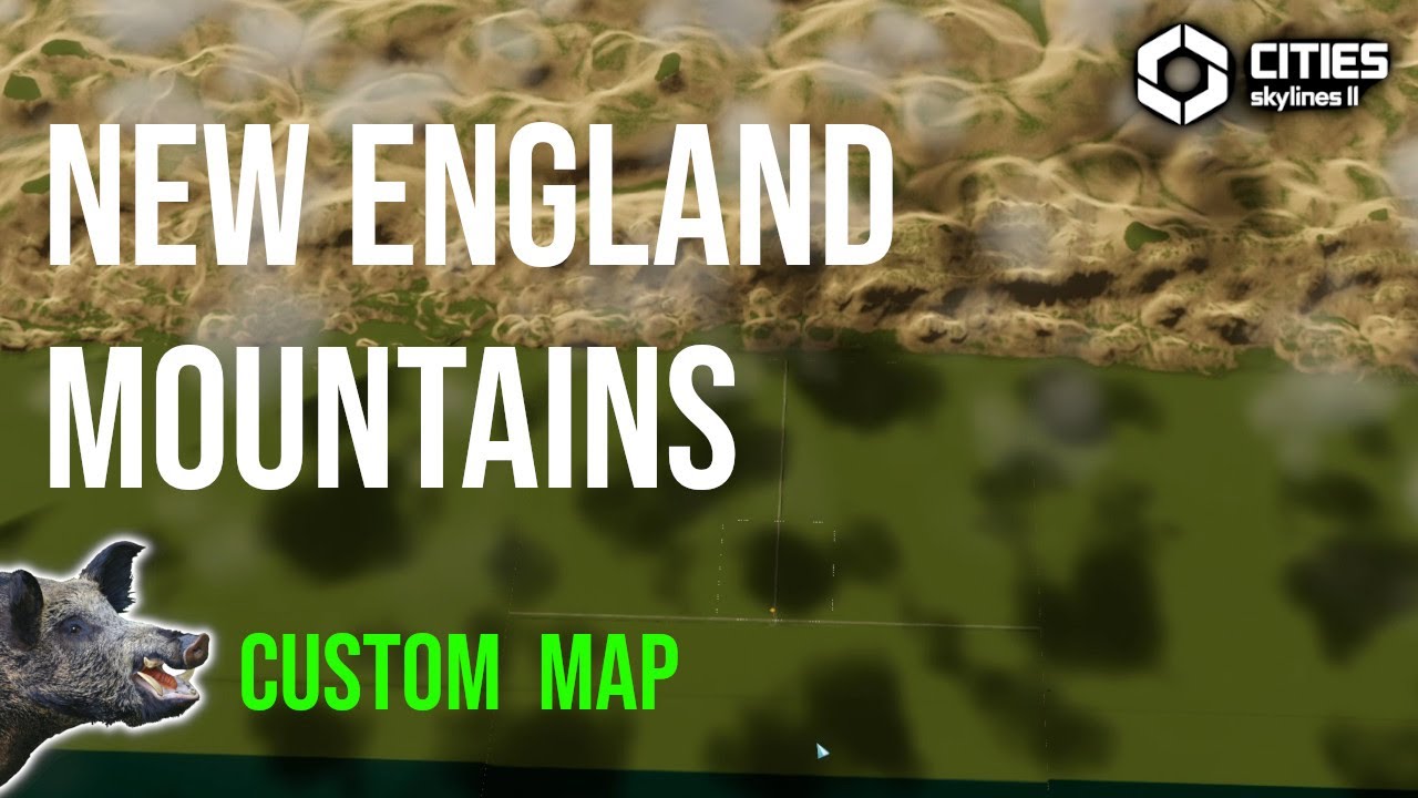 New England Mountains Map Viewing CS2 | Cities Skylines 2 Custom Map ...