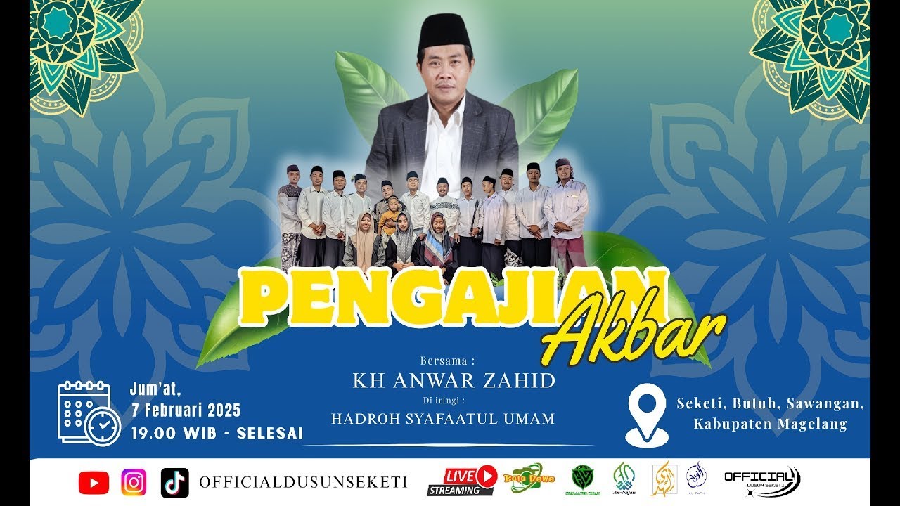 🔴 LIVE KH. ANWAR ZAHID | PENGAJIAN AKBAR DUSUN SEKETI BUTUH SAWANGAN ...