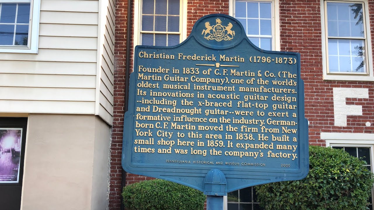 Pennsylvania Historical Markers Series - Christian Frederick Martin ...