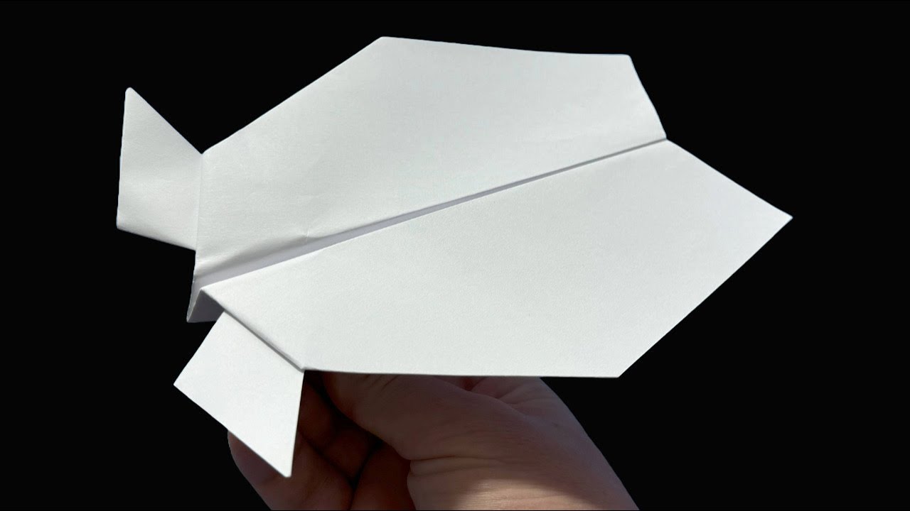 How to Make an Unusual Paper Airplane That Flies Far - YouTube