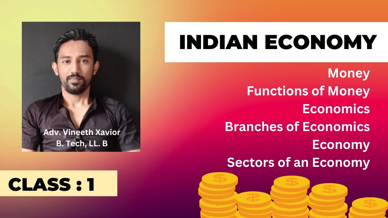 Indian Economy : Class 1 - YouTube