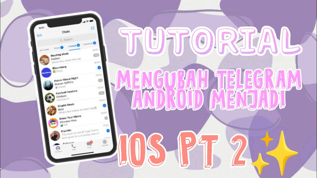 TUTORIAL MENGUBAH TELEGRAM ANDROID MENJADI IOS PT 2 - YouTube
