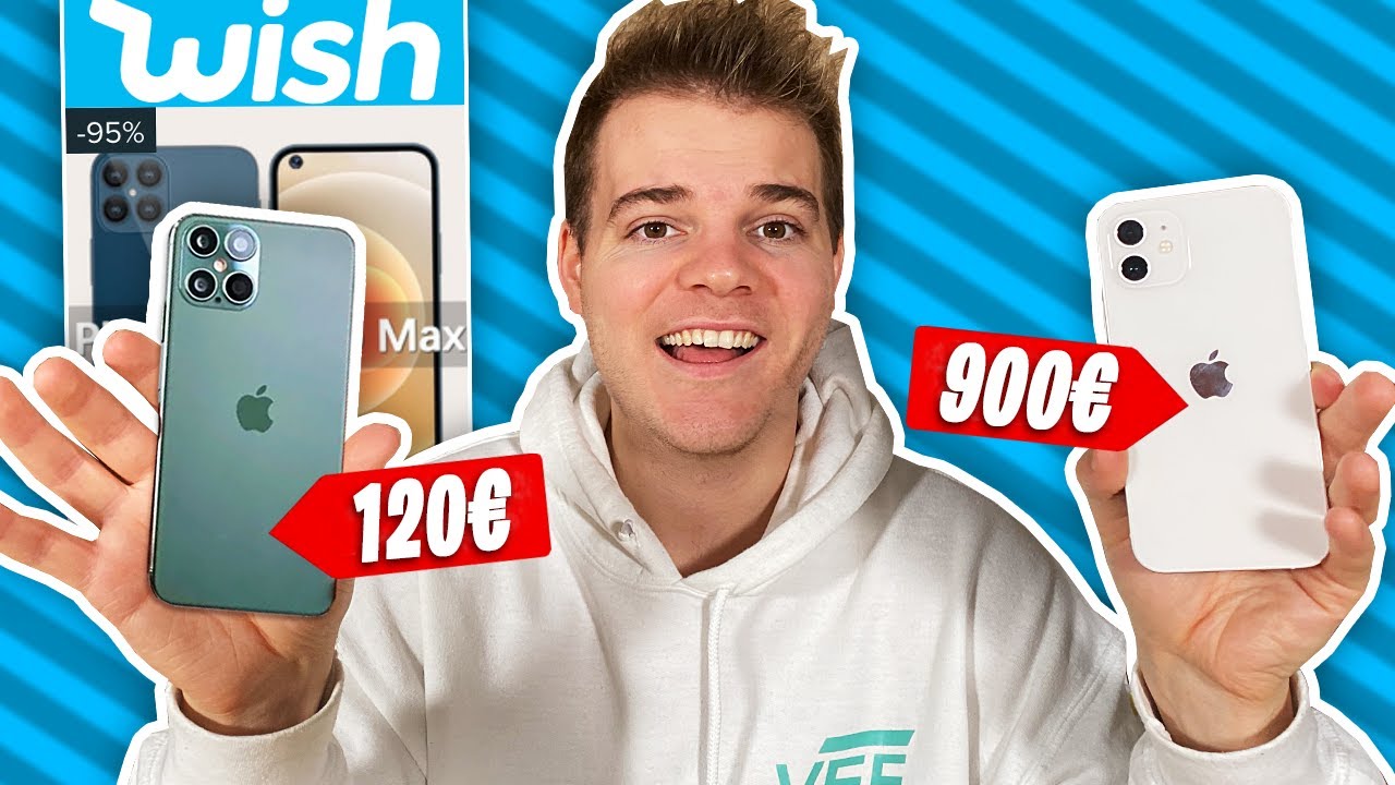 120€ Fake iPhone 12 von WISH Vs. 900€ Originales iPhone 12 - YouTube