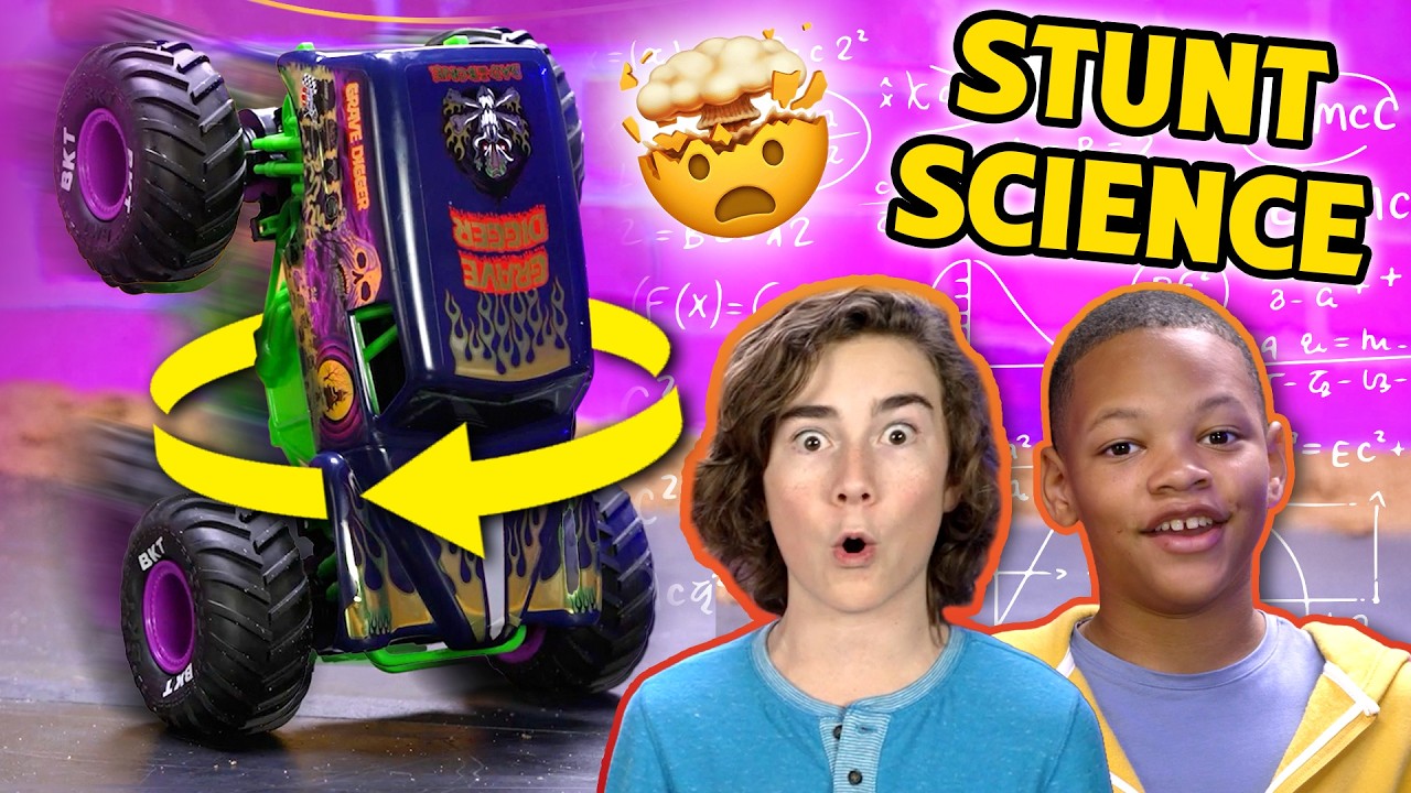 MONSTER JAM Revved Up Recaps 🤯 Science Of Stunts! (Episode 9) - YouTube