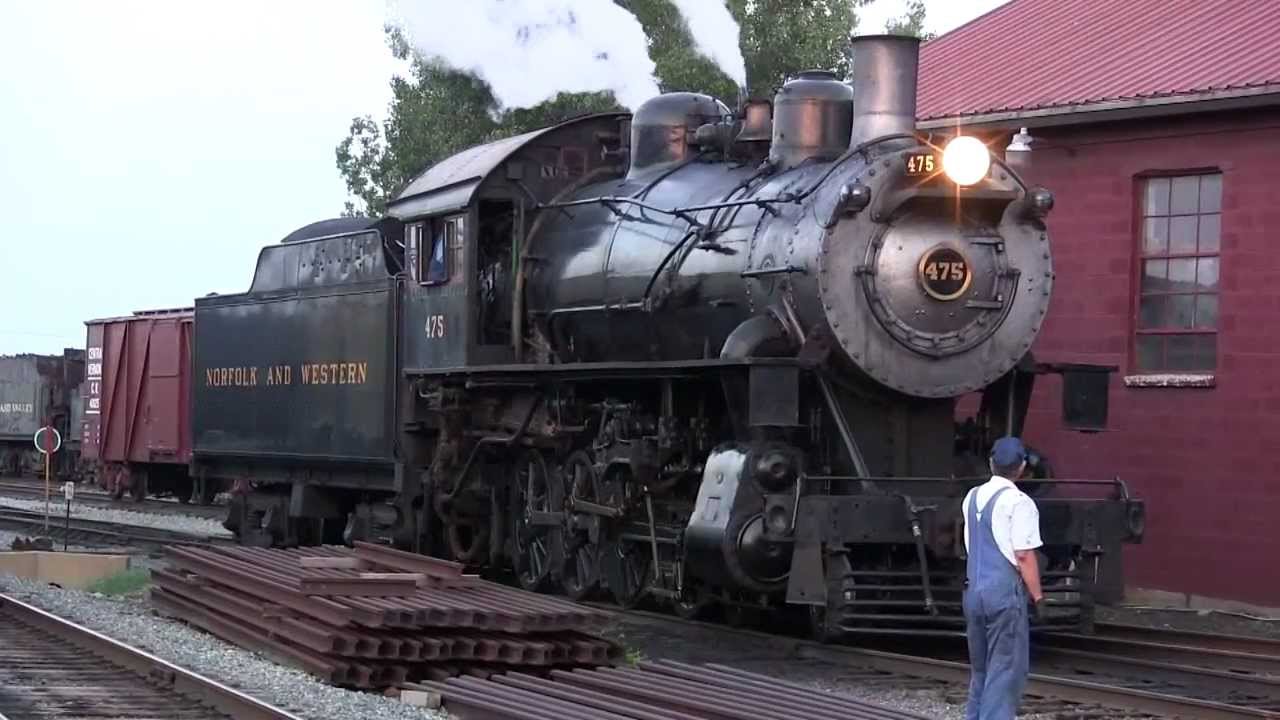 Strasburg Railroad - Last Train of the Day & Putting 475 Away - YouTube