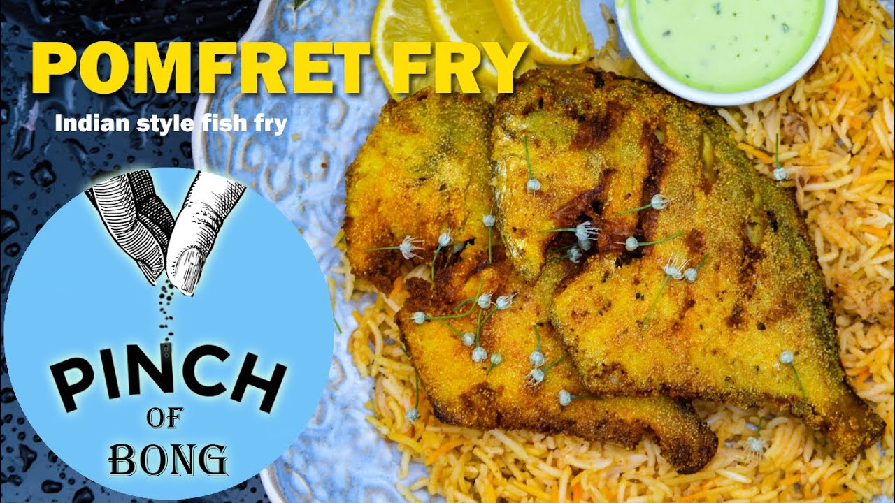 extra crispy fried fish recipe | pomfret fish fry recipe - YouTube