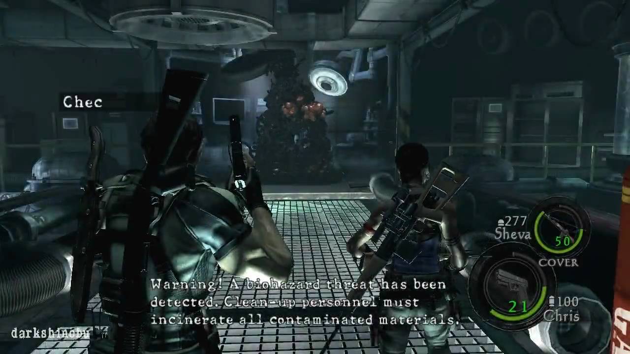 Resident Evil 5 Veteran Solo [HD] - Ch 5-2: Experimental Facility ...