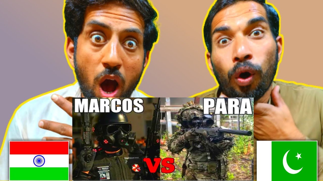 Pakistani reaction to Indian para Commandos Vs Indian Navy Marcos Commandos - YouTube