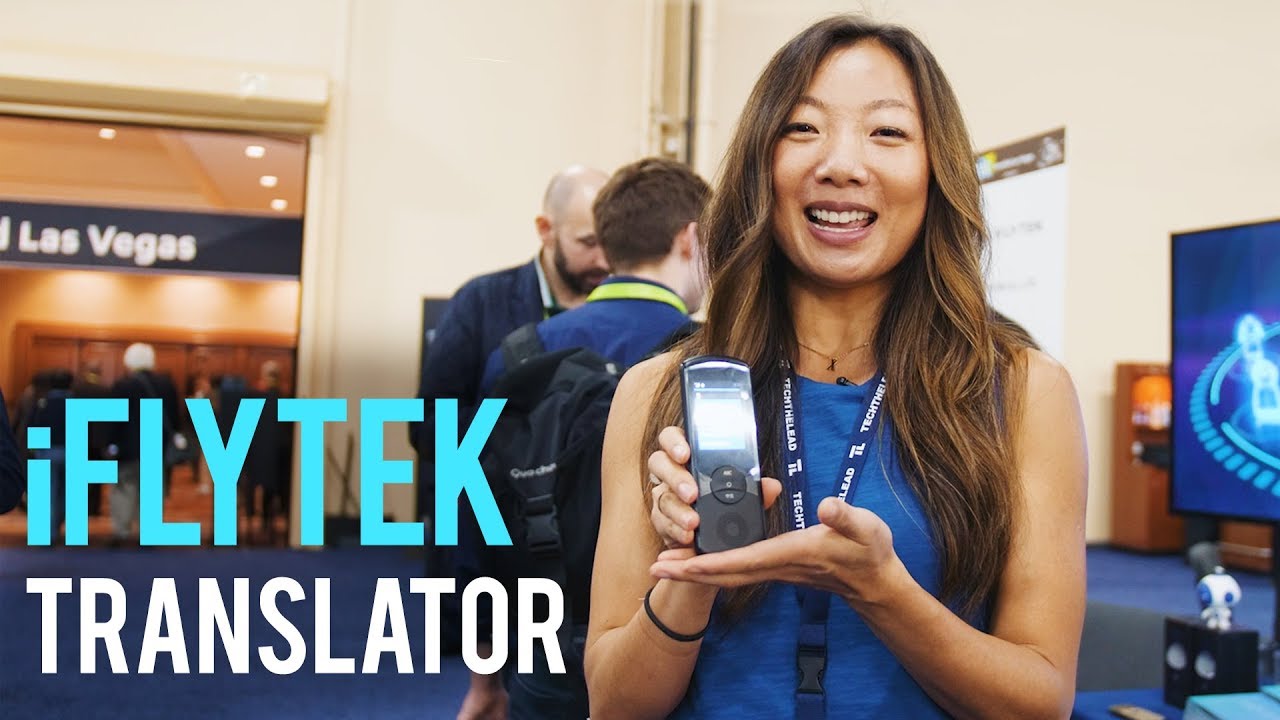 iFlytek translator hands-on @CES 2019 - YouTube