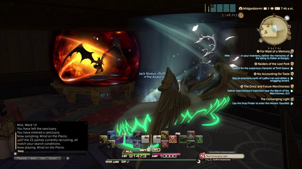 FFXIV - Wind on the Plains Orchestrion Roll - YouTube