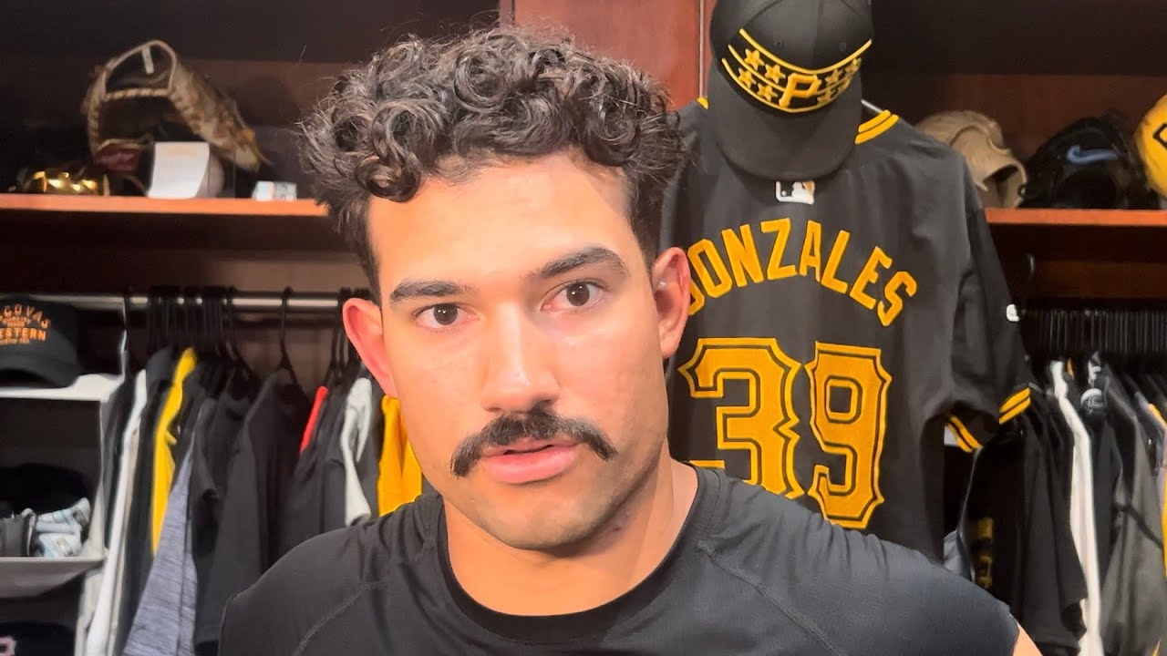 Nick Gonzales after delivering with a walkoff single against the ...