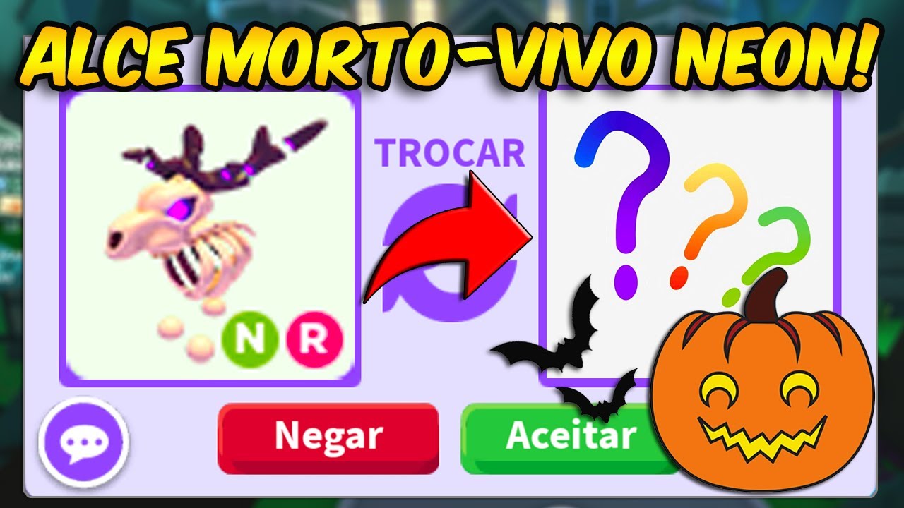 TROCANDO ALCE MORTO-VIVO NEON (Neon Undead Elk) 🎃 Nova Atualização de ...