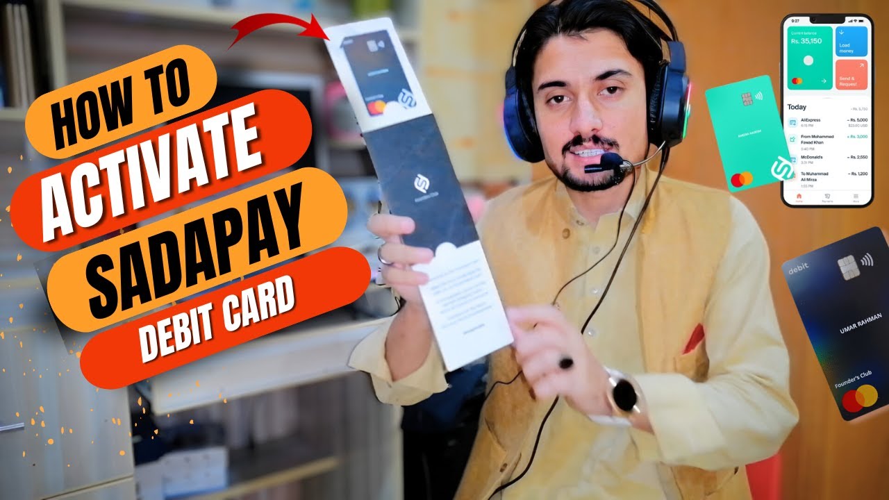 How To Activate Sadapay Debit Card | Sadapay debit card | sadapay card ...