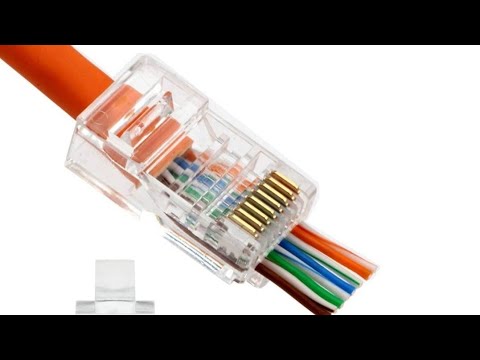 how to rj45 crimping color code #rj45 - YouTube