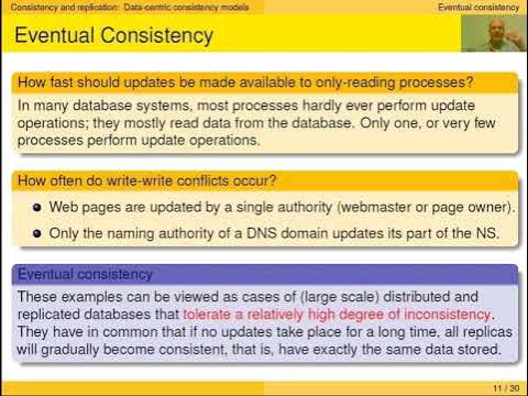 [DistrSys] - Ch7 - Consistency and Replication - YouTube