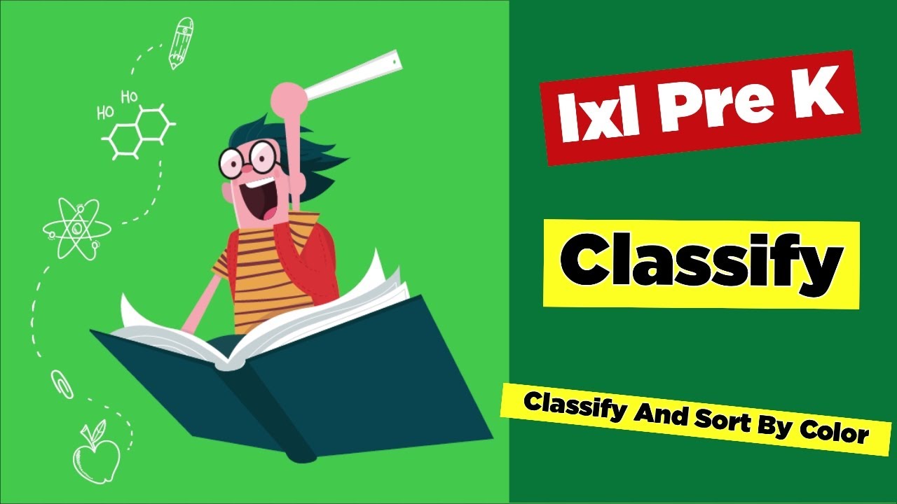 IXL Pre K - Classify: and sort by color - YouTube