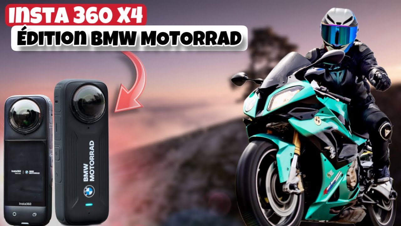 INSTA 360 X4 ÉDITION BMW MOTORRAD 🤯 la meilleure caméra 360 ! 🥹 - YouTube