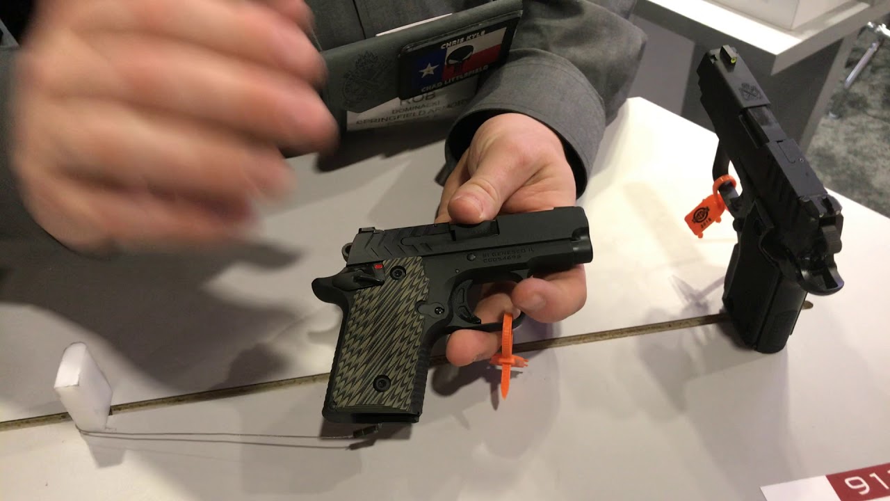 SHOT Show 2018, Springfield Armory 911 and 1911 - YouTube